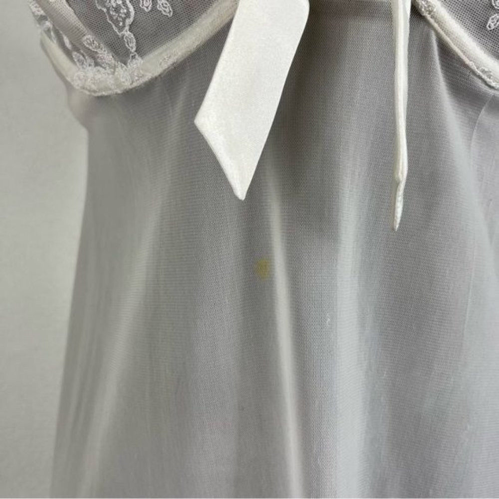 Frederick's Of Hollywood Sheer Underwire Lace Chemise… - Gem
